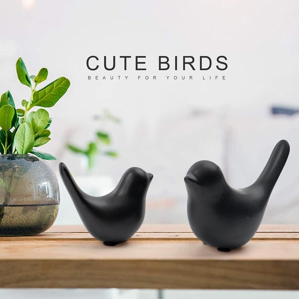 Notakia Small Birds Statues Home Decor Modern Style Decorative ...