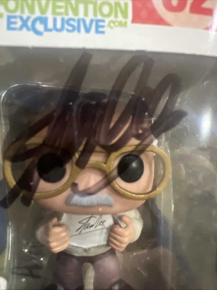 Stan Lee Signed FUNKO POP! #02 Stan Lee Convention Exclusive Rare | eBay