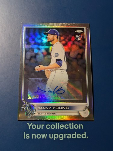 2022 Topps Chrome Update #AC-DY Danny Young RC AUTO Seattle Mariners ...