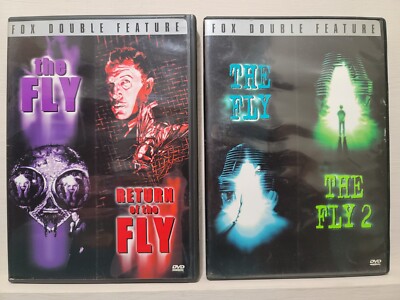 FAST FREE SHIP: The Fly 4-Movie Collection (4 DVDs, 2000, Quadruple ...