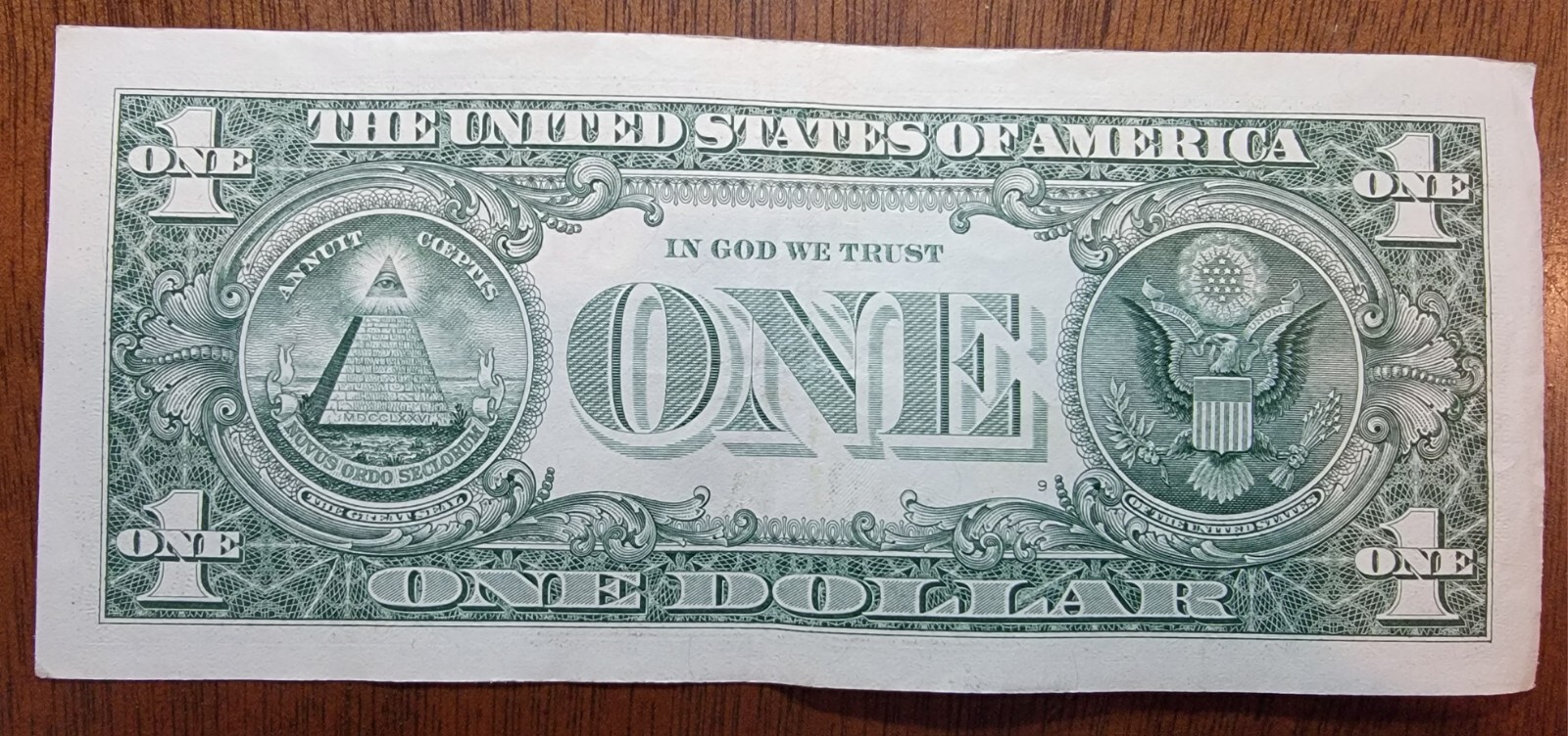 2017 A $1 Broken 8 Digit Ladder 12345678 Fancy Serial Number Scattered ...