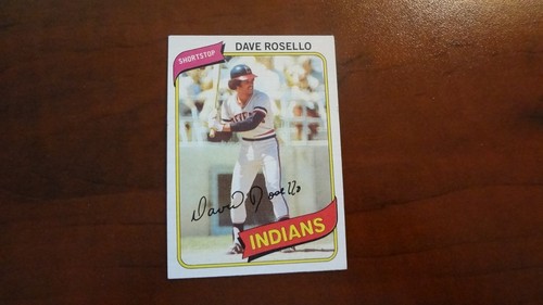 1980 TOPPS # 122 DAVE ROSELLO BASEBALL CARD | eBay