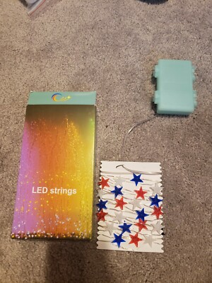 LED strings red white and blue (b) | eBay