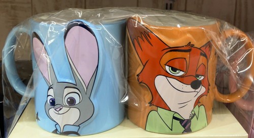 Disney Zootopia Love Ceramic Mug Pair - Nick & Judy Collectible Mug Cup ...