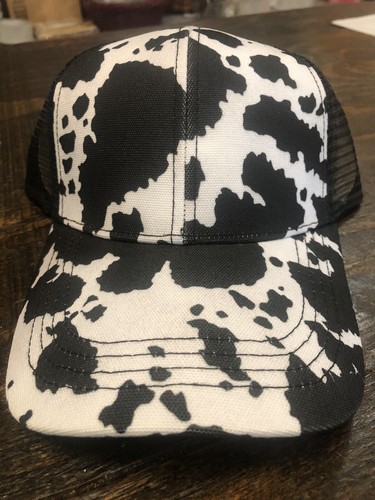 Adjustable Trucker Cowprint Cowgirl Rodeo Western Mesh Cap | eBay