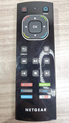 Netgear Keyboard QWERTY Television Remote Control (Netflix Hulu Youtube ...