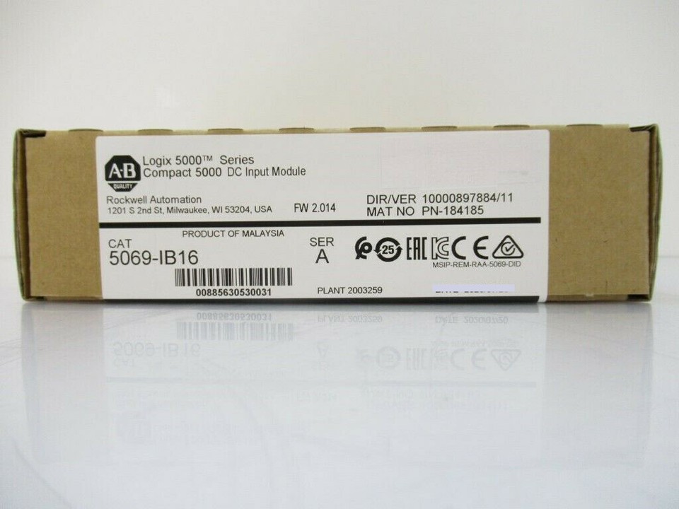 Allen Bradley 5069-IB16 Ser A CompactLogix DC Input Module QTY Sealed ...