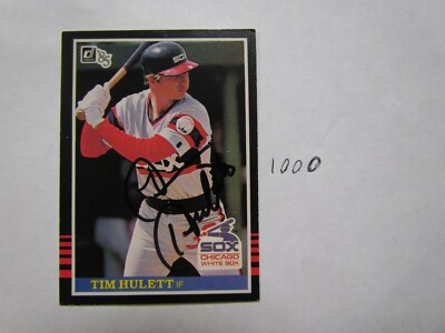 1985 Donruss Tim Hulett Autographed Signed Baseball Card | eBay