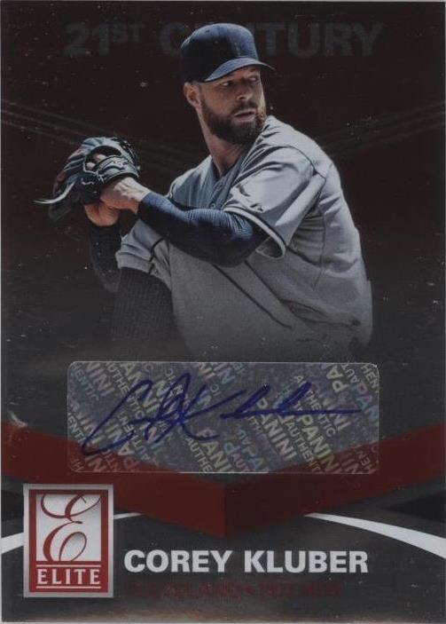 2015 Panini Elite - Signatures Corey Kluber #64 21st Century (AU) for ...