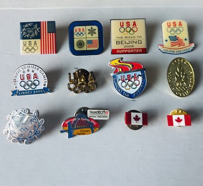 Lot Of 12 Rare Vintage Olympic Pins | eBay