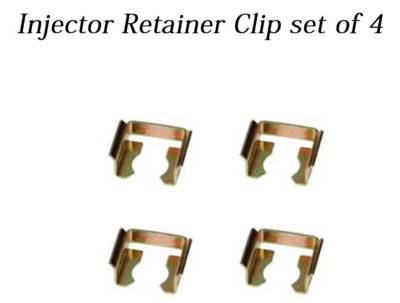 Set of 4 Fuel Injector Locks / Fuel Rail Clip / Retainer Kit Universal ...