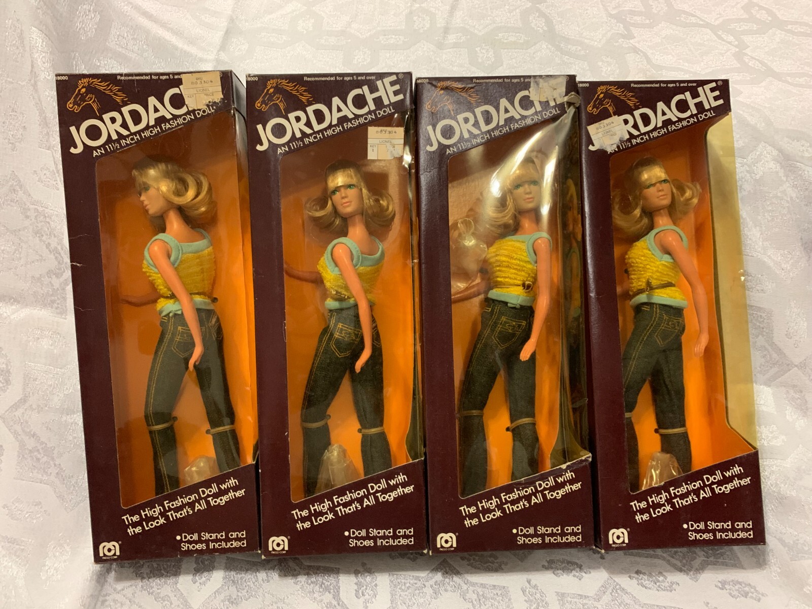 1981 Mego Jordache Jeans Barbie Fashion Dolls (set of 4) | eBay