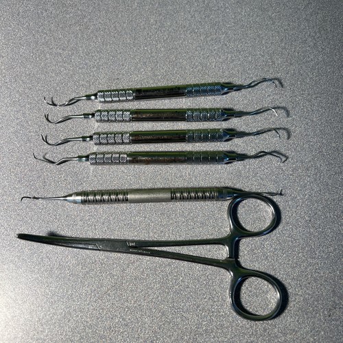 BRASSELER Hu Friedy USA Dental Instruments 6 PCS - Various Types and ...