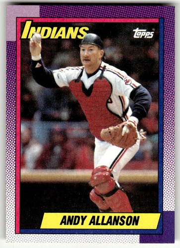1990 Topps #514 Andy Allanson Cleveland Indians Baseball | eBay