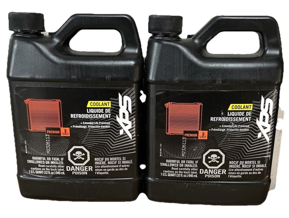 (2 Pack) BRP 9779150 XPS Extended Life Antifreeze Engine Pre-Mixed ...