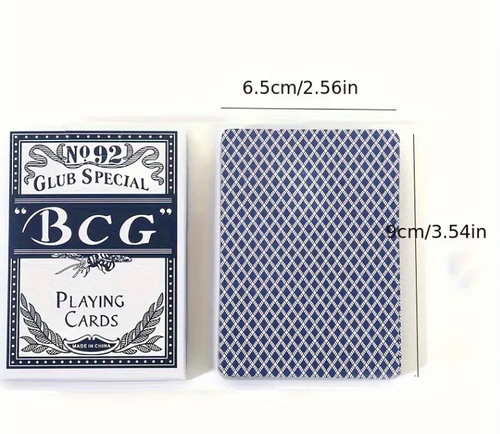 1 Decks BCG Playing Card Extra Selected Club Special Poker Cards Blue ...