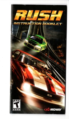 Rush PSP MANUAL ONLY Insert Authentic | eBay