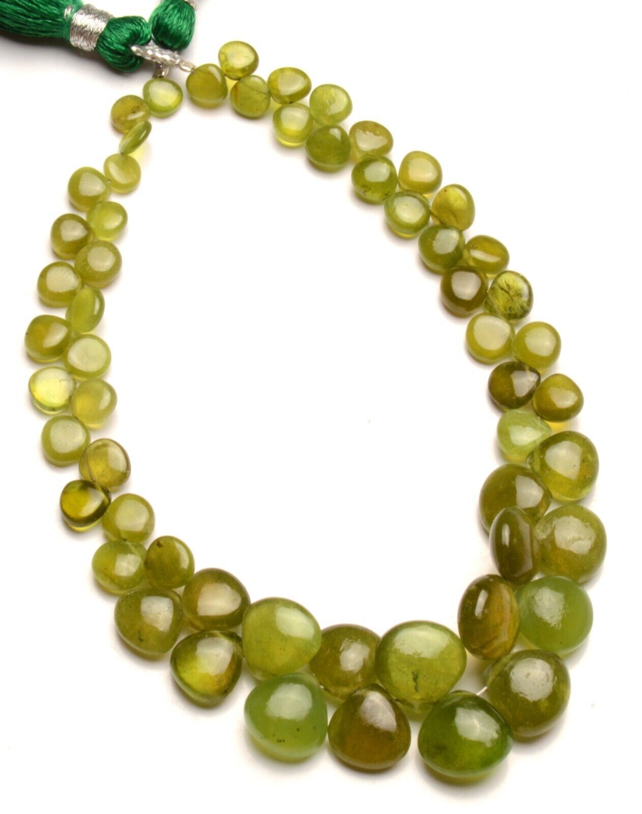 Natural Gem Idocrase or Vesuvianite 5 to 10 mm Size Heart Shape Beads 9 ...