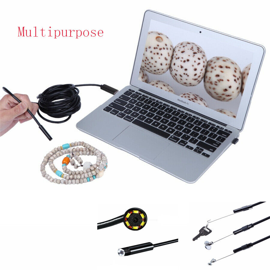 Endoscope 7MM 5M HD USB Android PC 2in1 Car Inspection Camera Scope ...