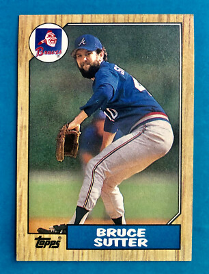 1987 Topps Bruce Sutter #435 Baseball Card Atlanta Braves | eBay