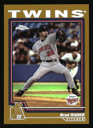 2004 Topps Chrome Gold Refractors #32 Brad Radke | eBay