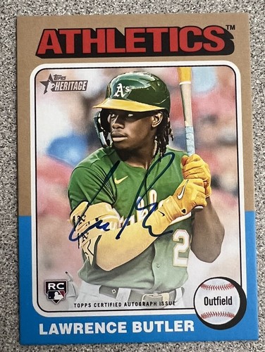 2024 Topps Heritage - Real One Autographs #ROA-LB Lawrence Butler (AU ...