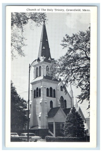 Church Of The Holy Trinity Greenfield Massachusetts MA Unposted Vintage ...