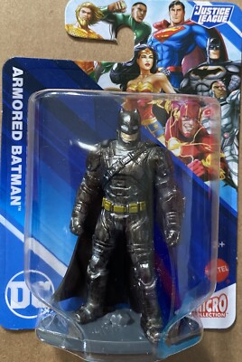 Batman Justice League DC Armored Batman Mattel Micro Collection Figure ...