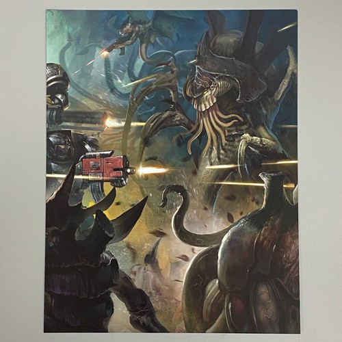DEATHWATCH TYRANID VENOMTHROPE ART PICTURE POSTER WARHAMMER 40,000 ...