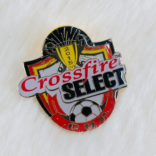 2015 Crossfire Select Cup Youth Soccer Tournament Souvenir Lapel Pin ...