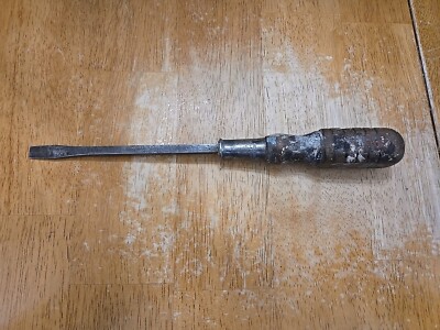 Mechanics Tool & Forge Co Vintage 3/8"×5.5" Blade Screwdriver Wooden ...