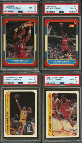 1986 Fleer Basketball Ball Complete Set w/Stickers *All Cards ...