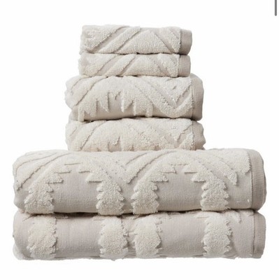 Pendleton White Sands Bath Towel Sets Taupe Bath Towels/Hand Towels ...