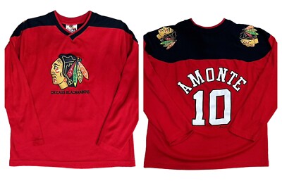 Chicago Blackhawks #10 Tony Amonte Hockey Jersey Size Youth L 14-16 ...