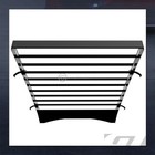 For 2014-2021 Tundra CrewMax Blk Modular Window Frames Roof Basket+Wind ...