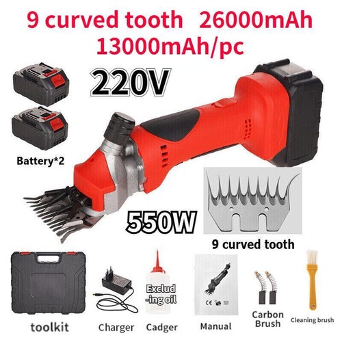 Wool Shear Scissor Sheep Shearing Clipper & Battery F/ Skilled Cordless ...