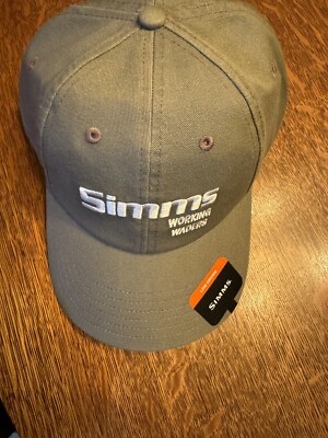 SIMMS FISHING PRODUCTS WORKING WADERS HAT OLIVE BALL CAP | eBay
