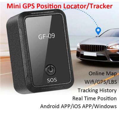 GF09 Magnetic GSM Mini GPS Tracker Real Time Tracking Locator Device ...