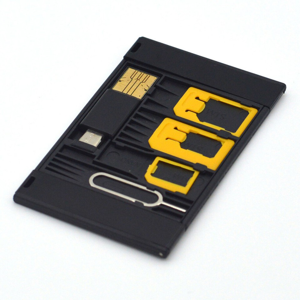 5 PCS/Set SIM -Kartenhalter Adapter Nano Auf Micro SIM-Adapter-Kit ...