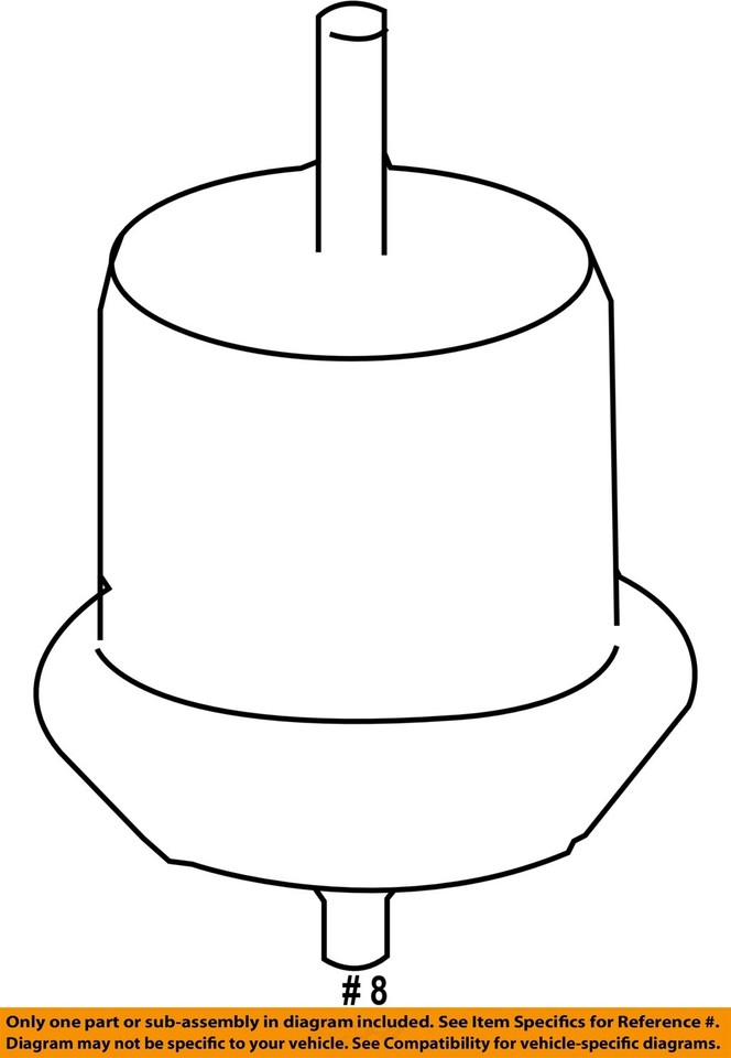 GM OEM 09-17 Acadia Limited Engine Trans Mounting-Trans Mount 84006114 ...