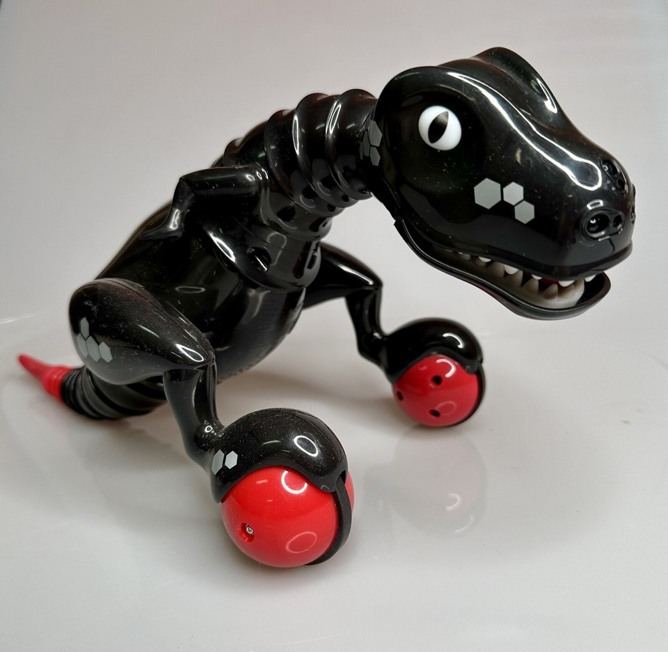 Spin Master Zoomer Dino Black Onyx Interactive Dino Dinosaur Robot W ...