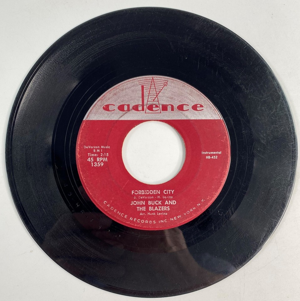 John Buck and the Blazers Chi Chi / Forbidden City Vinyl 45 (1958 ...