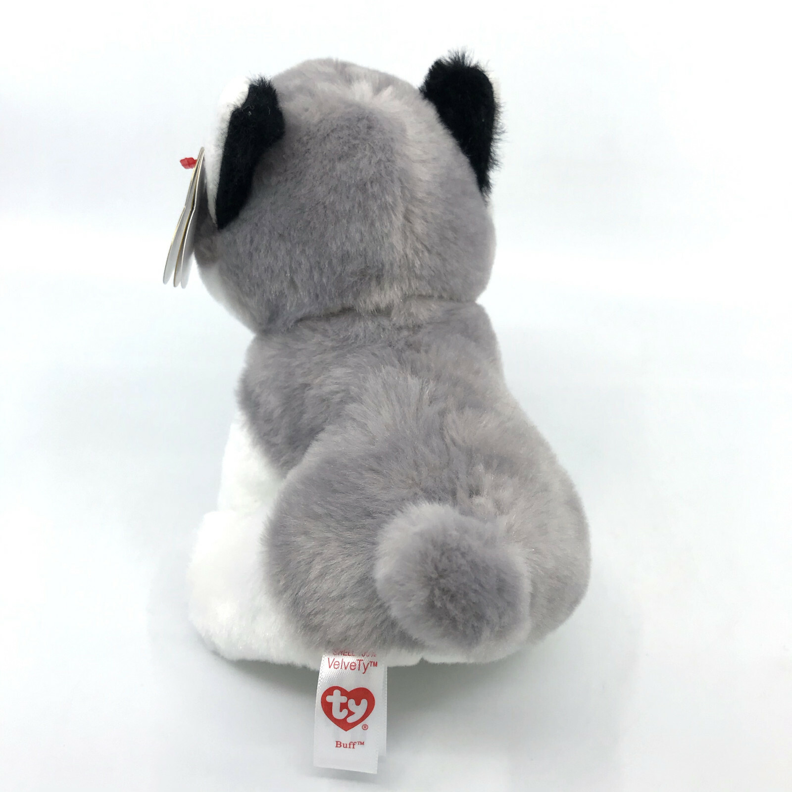 TY Beanie Babies Buff Husky Dog Wolf 2017 NEW 6in Plush Blue Glitter ...