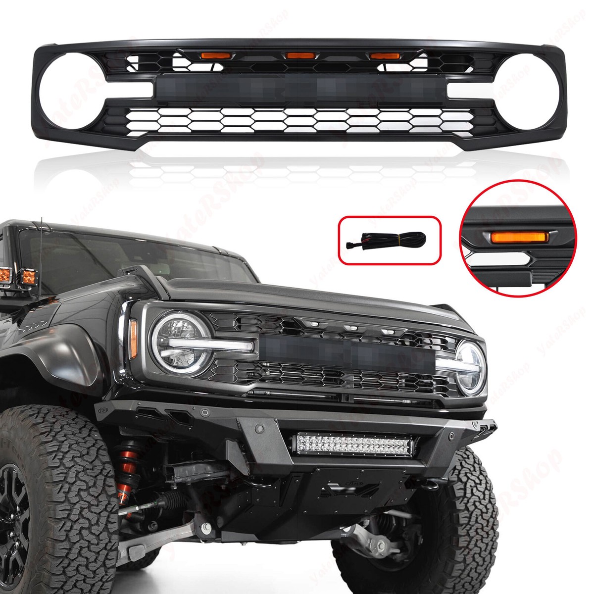 Parrilla Ford Bronco Raptor