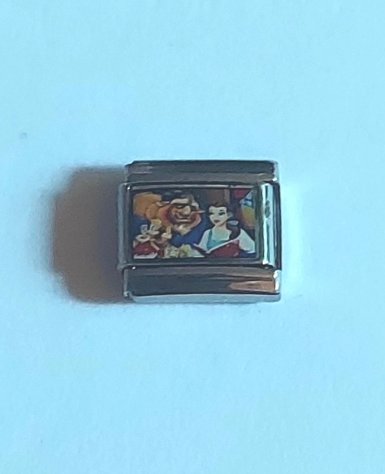 Disney's Beauty And The Beast "Belle & The Beast" Italian Charm By ...