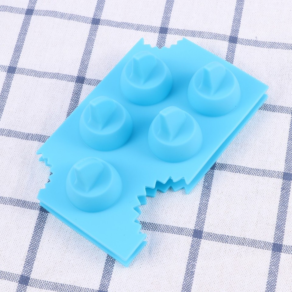 Silicone Shark Fin Ice Cube Tray DIY Ice Making Mold Creative Kitchen ...