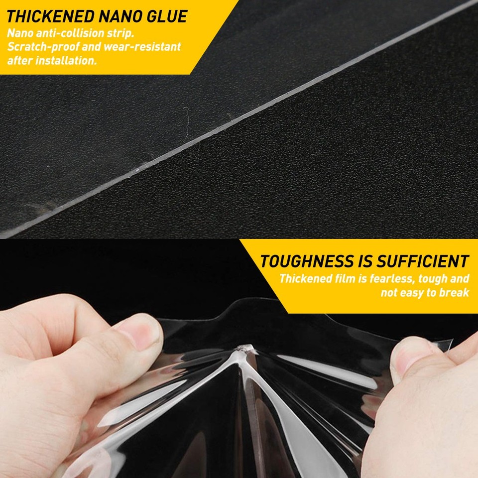 300x5cm Clear Car Sticker Wraps Vinyl Film Sheet Anti Scratch Decor ...