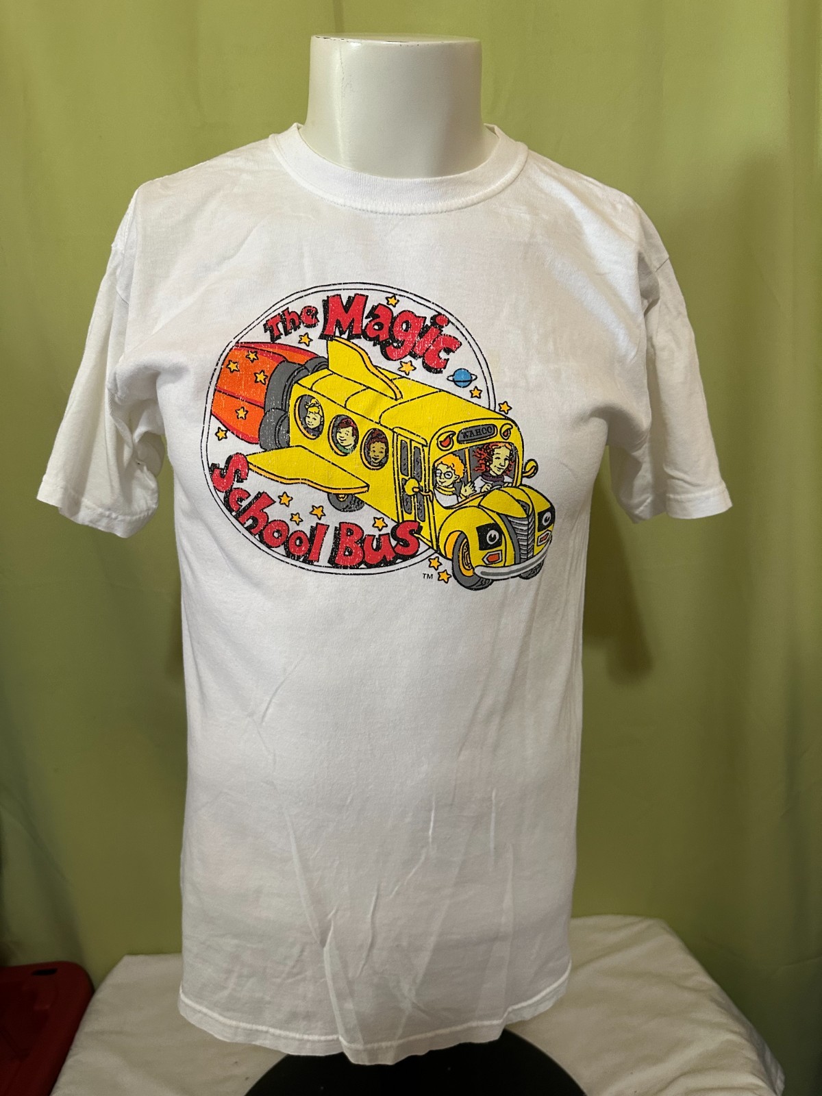 The Magic School Bus Space Tour Men's White T Shirt M… - Gem
