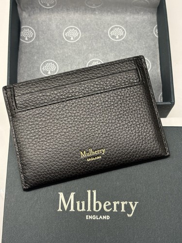 Mulberry Continental Small Classic Grain Leather Credit Card Slip ...