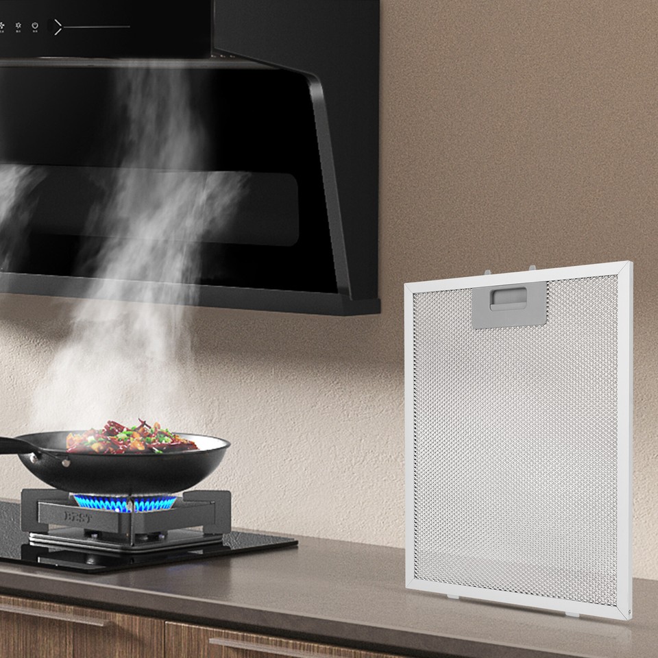 2PCS Cooker Hood Filters 320x260mm Metal Mesh Extractor Vent Filter ...